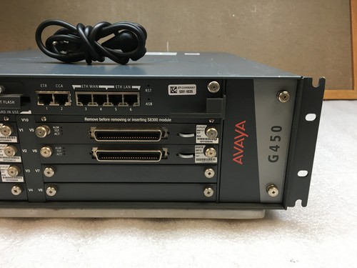AVAYA G450 Media Gateway w/ 2x PS4504 1x MM716 4x MM717 | eBay