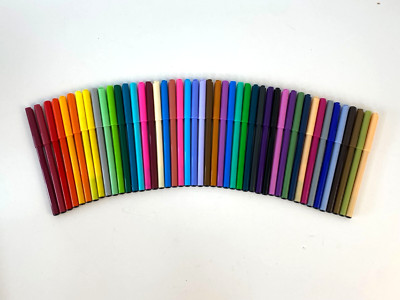 Faber Castell Castle Fibre Tip Pens Assorted Colours Set of 46 ...