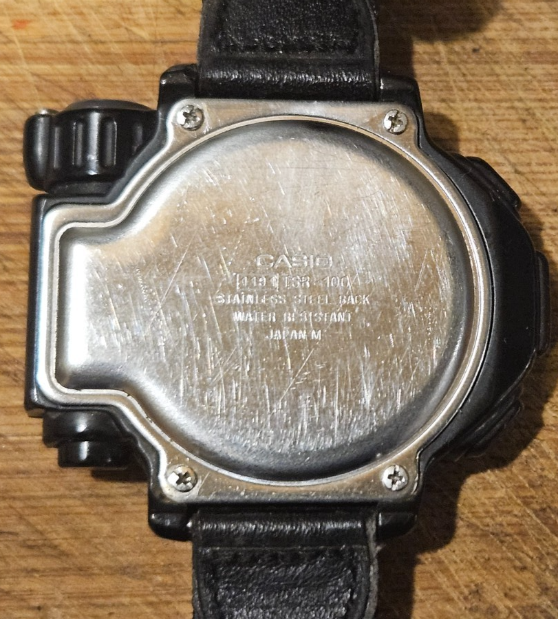 Boxed Casio TSR-100 Thermo Scanner Watch Module 1190 Alarm Chrono ...