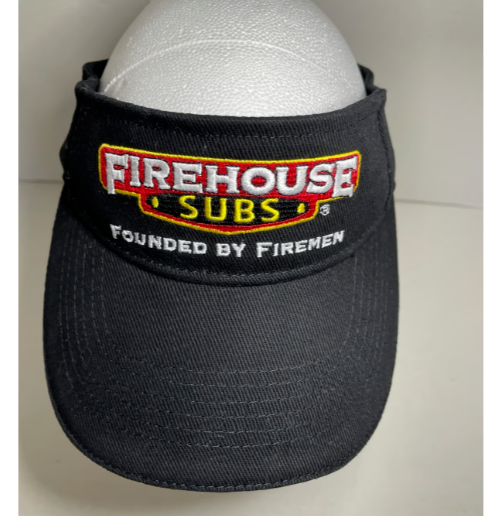 Firehouse Subs Founded By Firemen Visor Hat | eBay