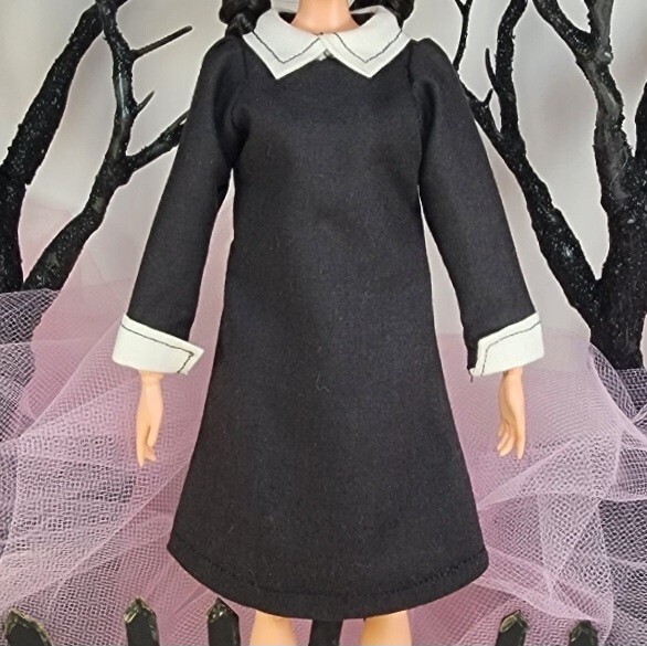 Wednesday Addams Dress for Barbie | eBay