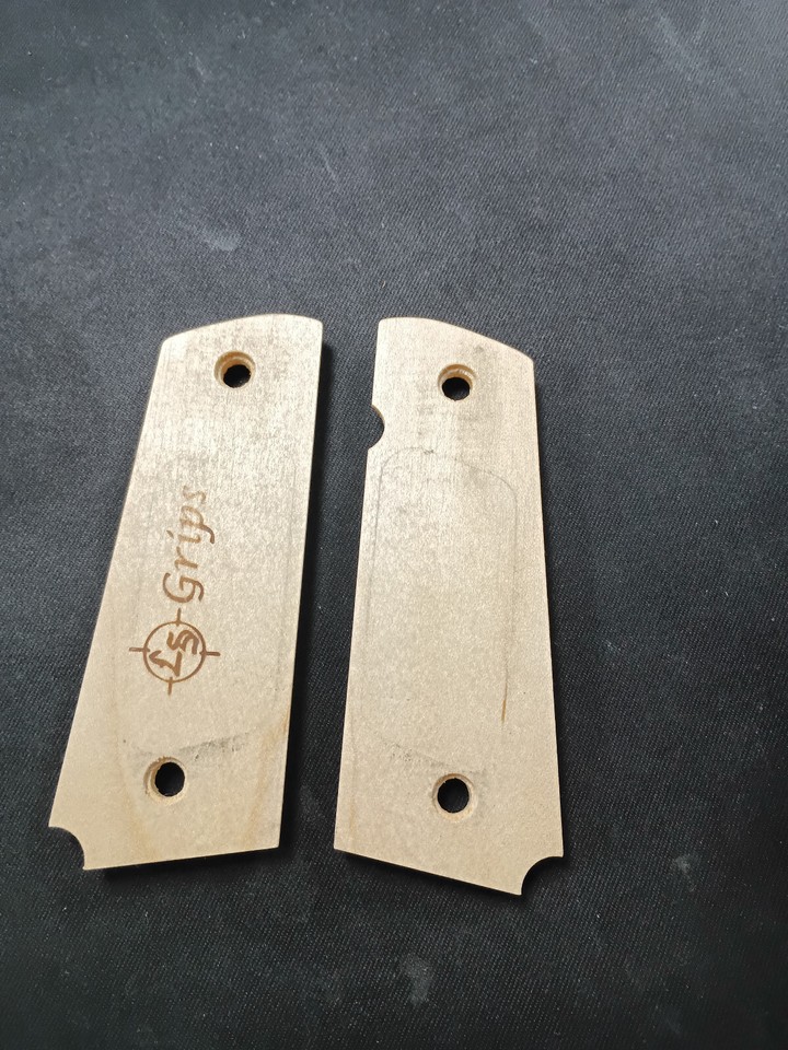 LS Precision Colt 1911 Honeycomb full size wood grips | eBay