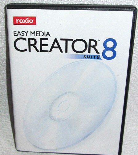 Roxio Easy Media Creator Suite 8 CD Burning Copy Edit Create Software ...