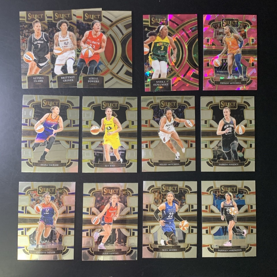 2024 Select WNBA 32 Card Mixed Lot Caitlin Clark Rookie Tin Flash ...