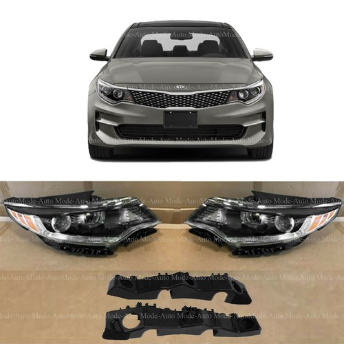 For 2016 2017 2018 Kia Optima Headlights Front Bumper Retainer Brackets ...