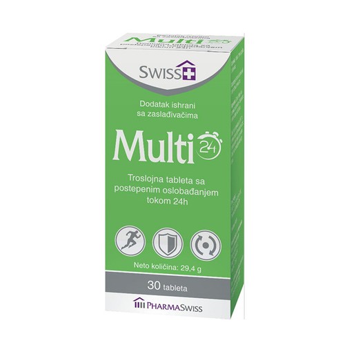 Multi 24 three-layer tablet with gradual release over 24 hours 30 ...