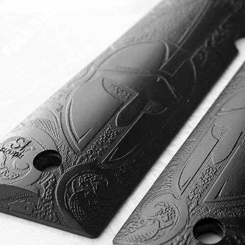 Extreme Polymer Full Size 1911 Grips Engraved Textured (Molon Labe) | eBay