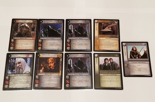 Lord of the Rings TCG Lotr Tcg Black Rider Lot 9 RARE cards A Promise ...