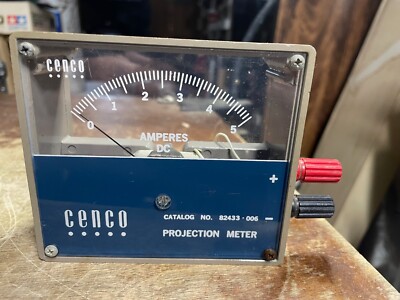 Cenco 82433 006 Projection Meter, Amperes DC Vintage | eBay