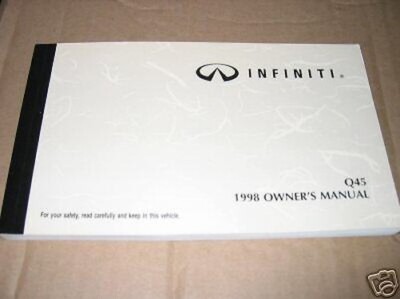 1998 INFINITI Q45 OWNERS MANUAL 98 Q 45 MINT NEW | eBay