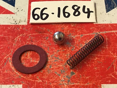 BSA 66-1684 OIL PRESSURE SPRING BALL WASHER B31 B32 B33 B34 M20 M21 M33 ...