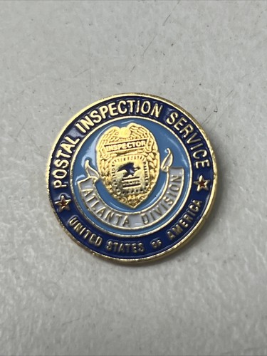 VINTAGE UNITED STATES POSTAL SERVICE INSPECTOR BADGE US MAIL ATLANTA | eBay
