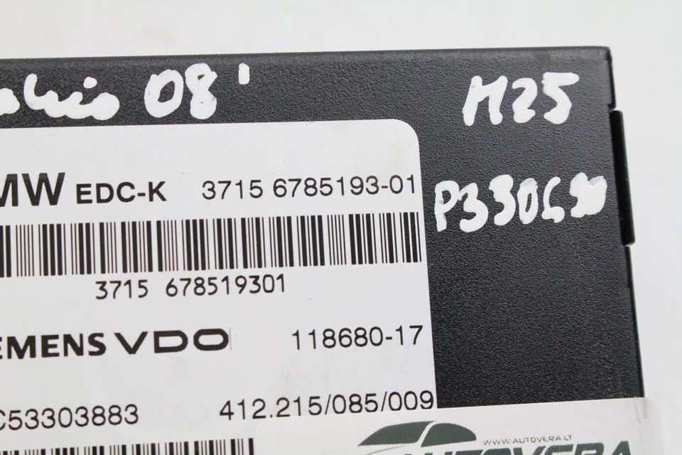BMW E90 E92 E93 M3 EDC-K SUSPENSION CONTROL UNIT MODULE 6785193 6788790 ...