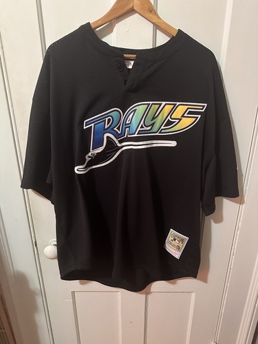 Mitchell & Ness Black MLB Tampa Bay Rays Wade Boggs BP Pullover Jersey ...
