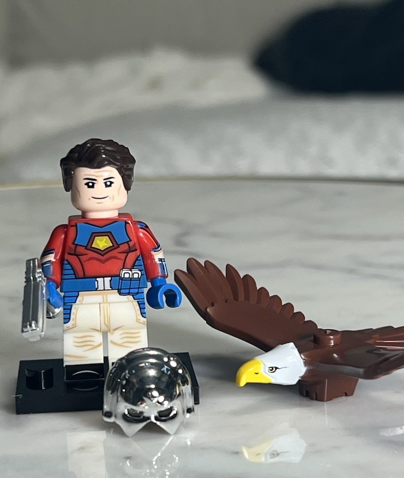 Lego Peacemaker Custom Printed Minifigure DC Comics Bald Eagle | eBay