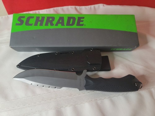 Schrade SCHF27 6" Blade 10.5" Total Lenth. With Hard Sheath With box ...