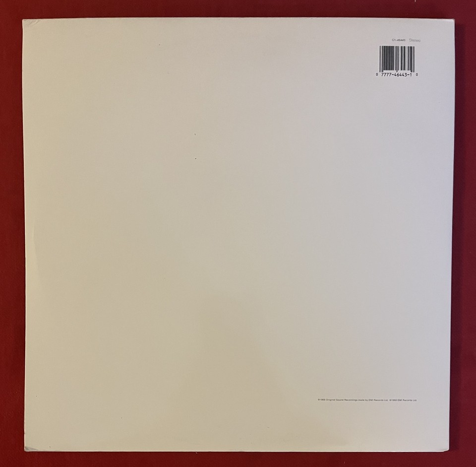 THE BEATLES~WHITE ALBUM 2 LP (1988) NM/NM UNCUT PHOTOS & POSTER CAPITOL ...
