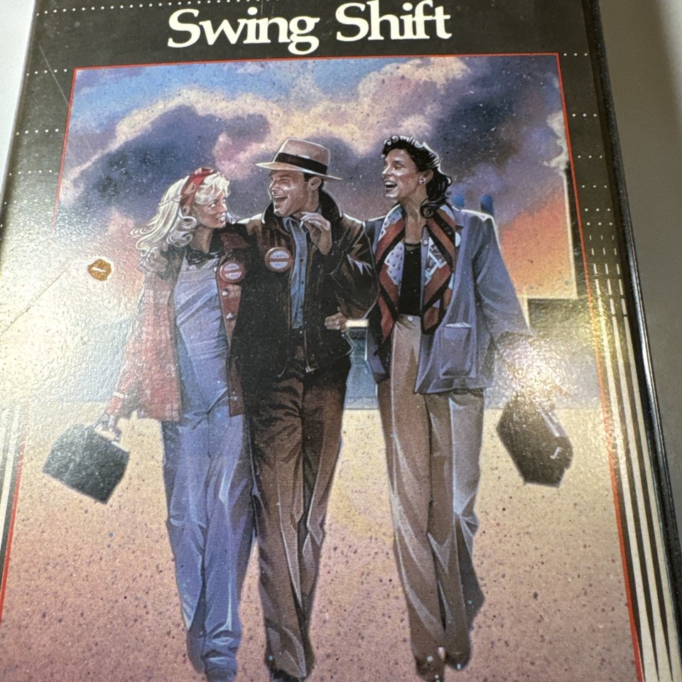 Swing Shift (VHS 1984 Original Release) Kurt Russell Goldie Hawn Clamshell | eBay