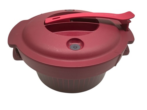 Tupperware Microwave Pressure Cooker 3L / 3QT Cranberry 7643A-2 NEW ...
