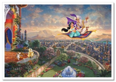 Fairy-tale DISNEY Aladdin Fantasy ART NEW modern postcard | eBay