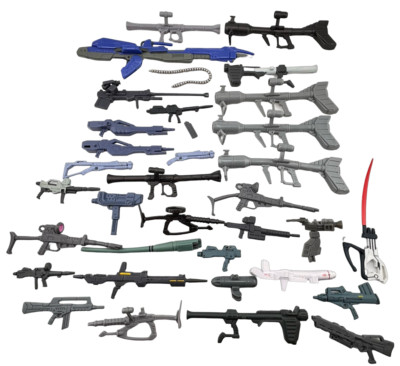 Bandai Mobile Suit Gundam Accessory Lot Weapons Guns Blasters Cannons ...
