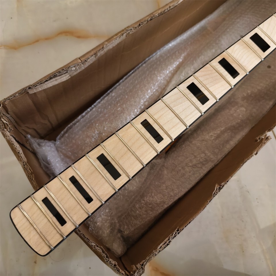 Gloss Maple Jazz Bass Guitar Neck 20 Fret 34Inch Maple Fingerboard ...