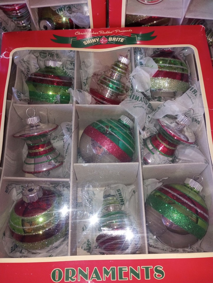 Christopher Radko Lot Of (Rare Colors) Christmas Tree Garland ...