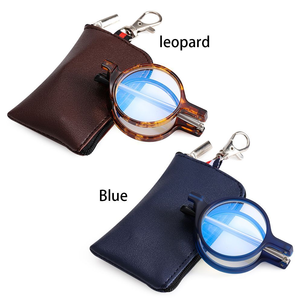 & Men Mini Reading Glasses with Keychain Case Readers Presbyopia ...