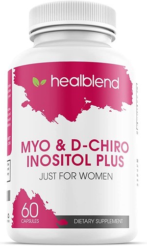 Myo & D-Chiro Inositol Plus Supplement Blend, Hormonal Balance, Healthy ...