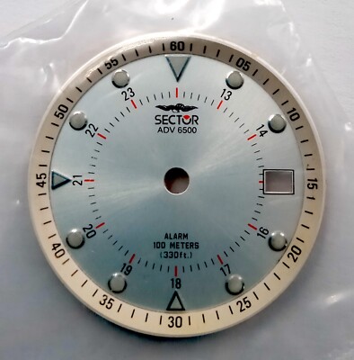 NOS Sector ADV 6500 Alarm Sphere 5215118074 Dial Watch Vintage | eBay