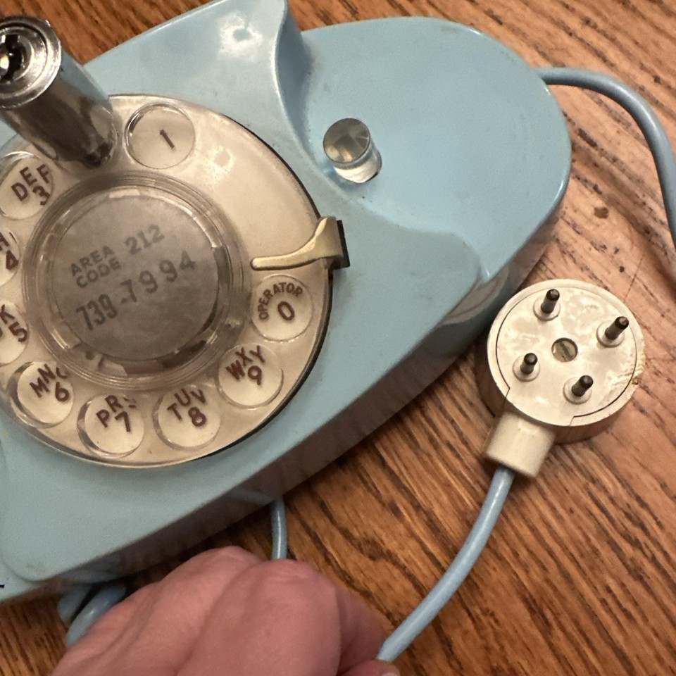 Vintage Turquoise Princess Bell System Phone Rotary Model 702B ...