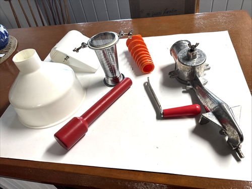 Victorio No 200 Food Strainer Tomato Sauce Juicer Puree All Metal ...