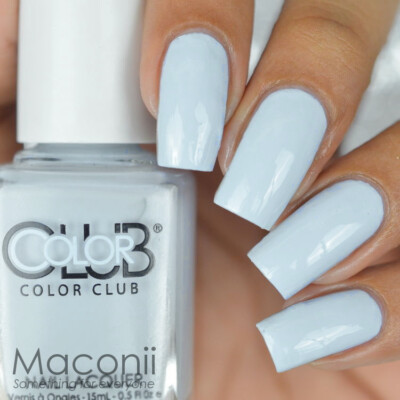 Color Club - In De-Nile - Light Pastel Washed Blue Cream Creme Nail ...