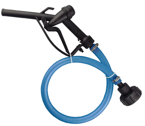 Fuel Gun KIT IBC GRAVITY FED refuel kit gun reinforced hose and adapter ...