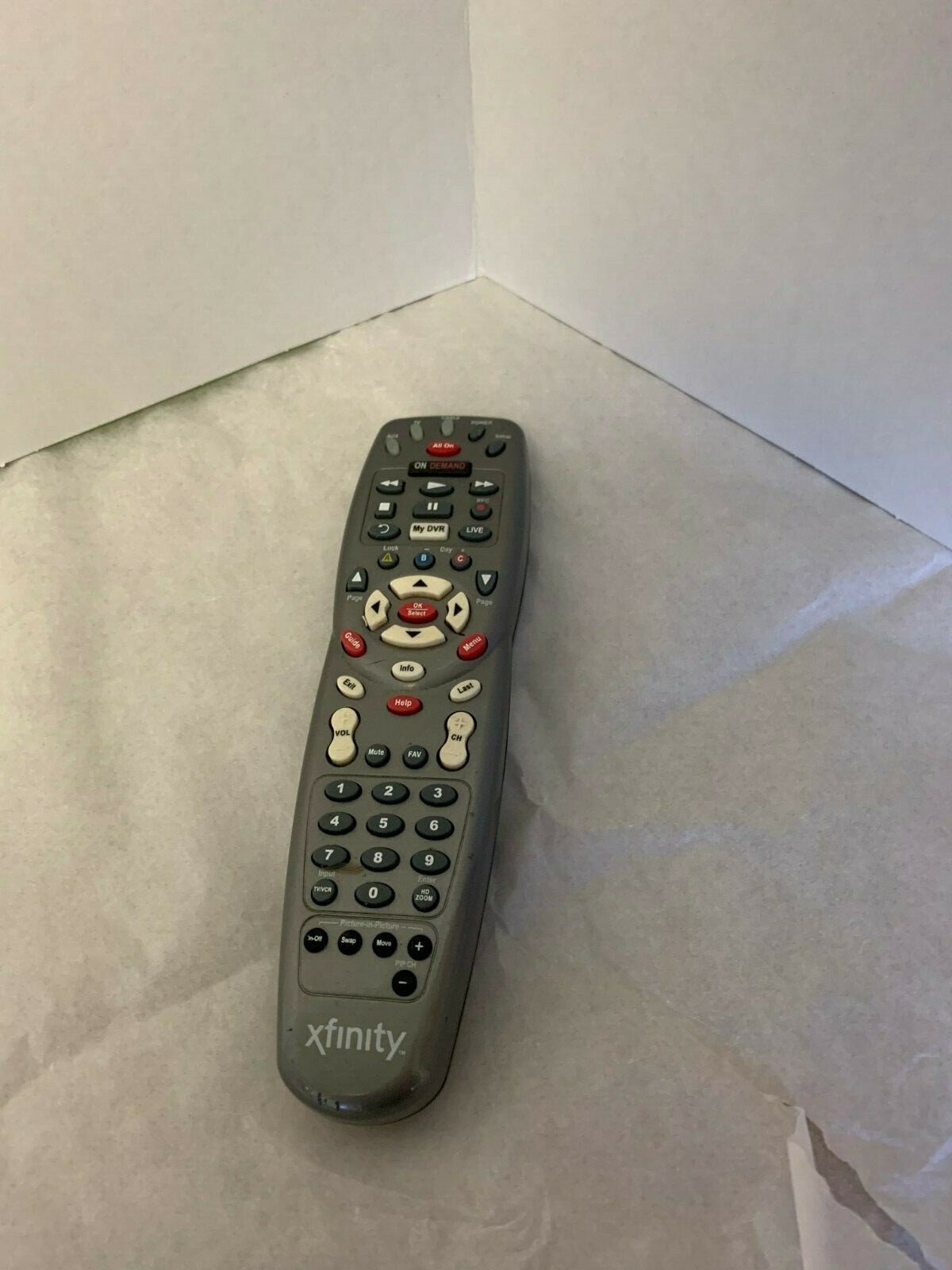 Used Comcast Original Cable Box / DVR Remote Control Titanium | eBay