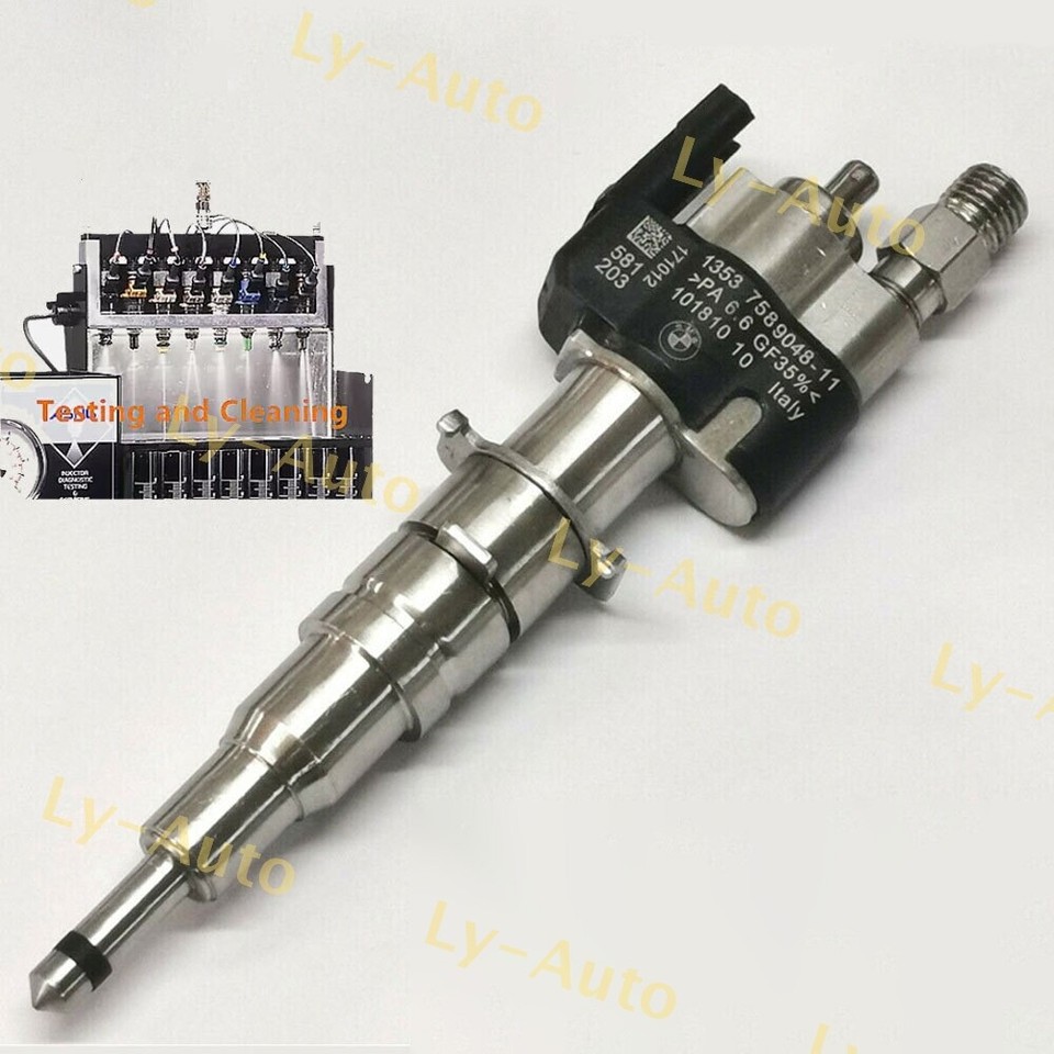 13537589048 Index 11 Fuel Injector 7589048 for BMW 1 3 5 6 Petrol N43 ...