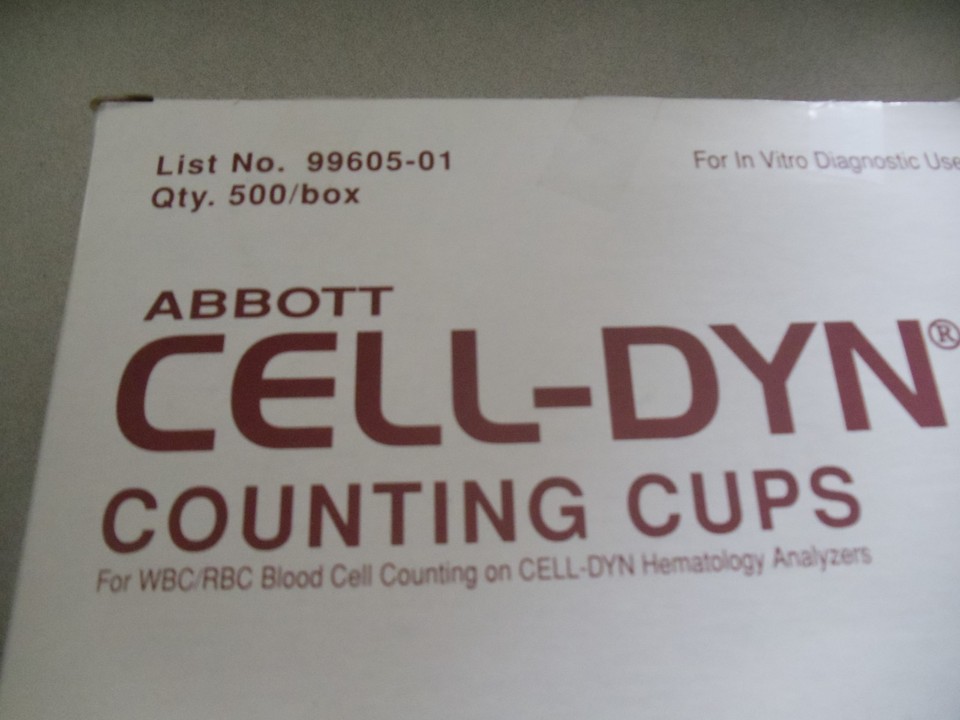 1000 pcs Abbott CELL-DYN Counting Cups 99605-01 | eBay