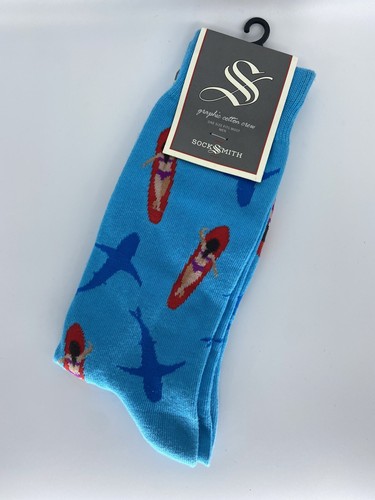 Socksmith Mens Socks – No Lifeguard on Duty AU Size 7-12.5 MNC2250 ...