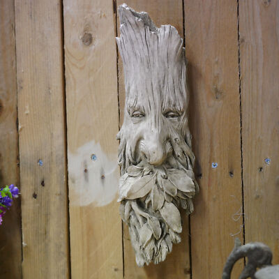 Stone Garden Ornament Twig Greenman Tree Man Statue Fast Shipping ...