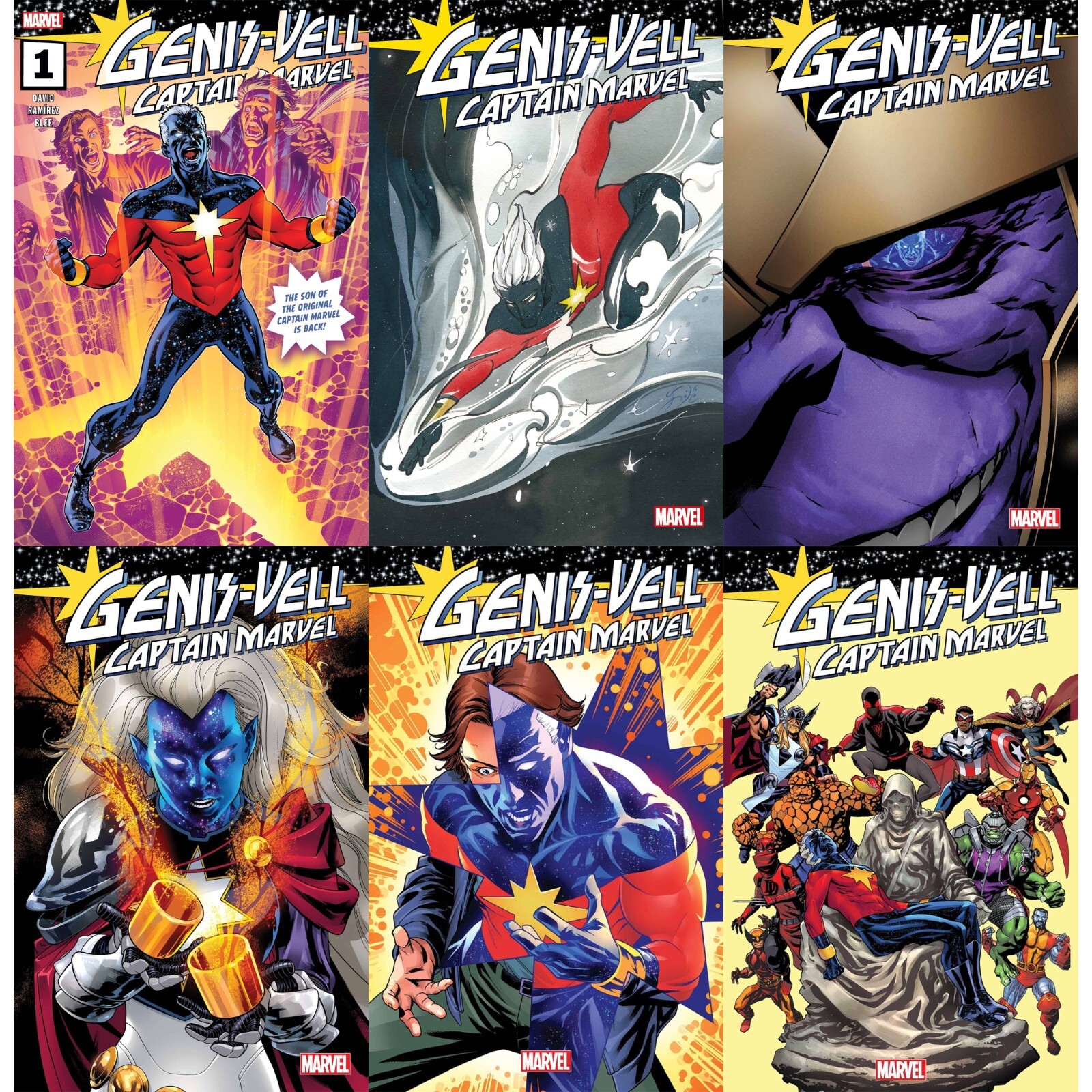 Genis-Vell: Captain Marvel (2022) 1 2 3 4 5 | Marvel | FULL RUN / COVER ...
