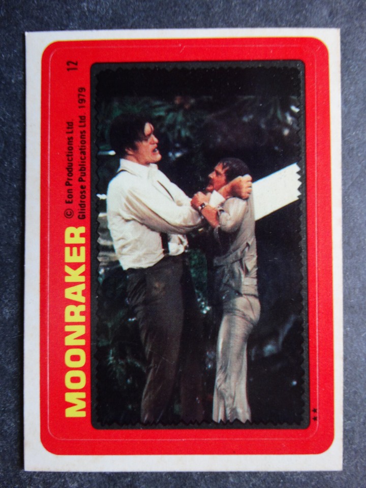 1979 Topps James Bond Moonraker Movie Sticker Card Complete Your Set U ...