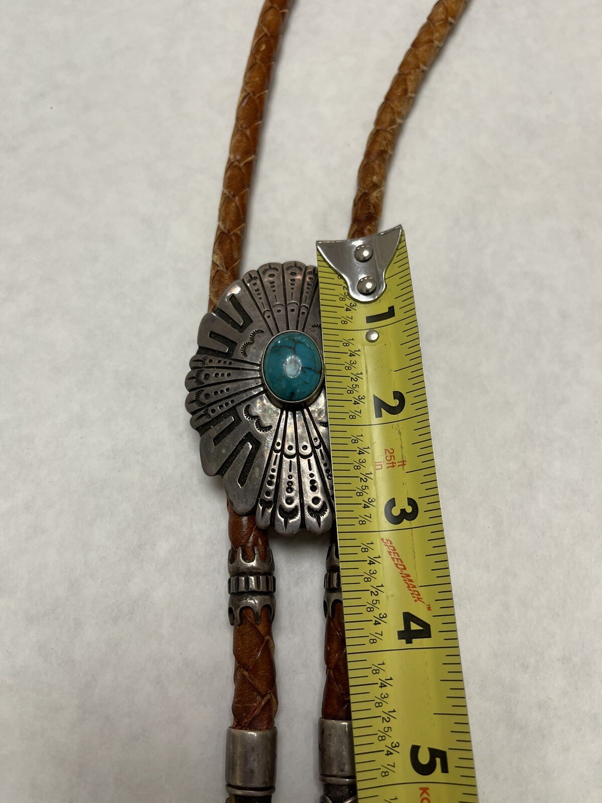 Vintage Thomas Singer Large Turquoise Sterling Silver… - Gem