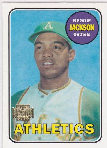 Reggie Jackson RP RC Topps Baseball A's ROOKIE CARD New York Yankees MR ...