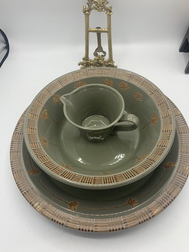 sasaki japan cornflower green serving set , Sugar platter and bowl ...