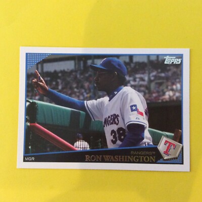 2009 Topps #584 Ron Washington Texas Rangers | eBay