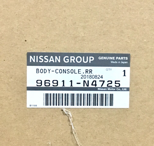 Genuine OEM Nissan 96911-N4725 Center Console Trim w/Choke Lever Slot ...