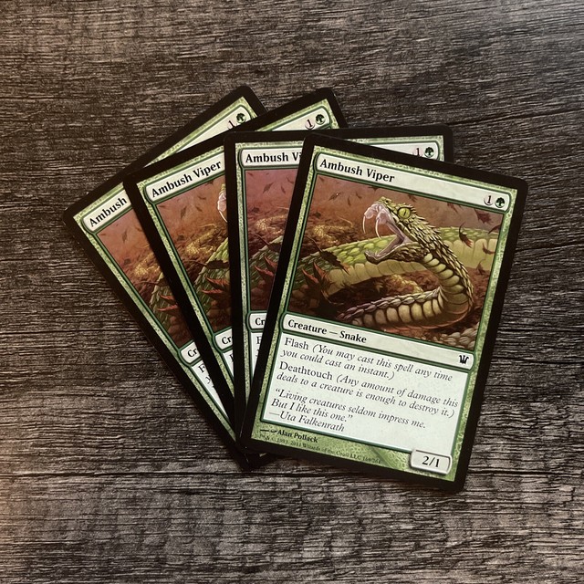 MTG Ambush Viper Innistrad 169/264 Regular Common for sale online | eBay