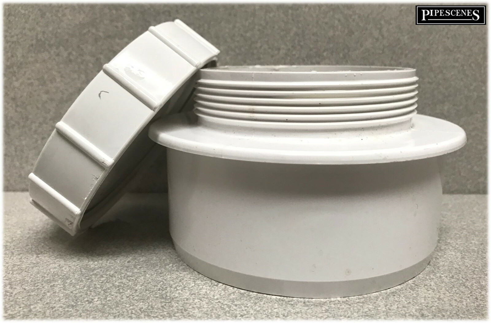 Floplast White 110mm Screwed Access Cap for Soil & Vent Pipe SP292W ...