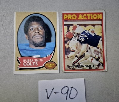 #1970s TOPPS BUBBA SMITH FOOTBALL CARD LOT w 2 CARDS HOF PLAYER LOT#V-90 | eBay
