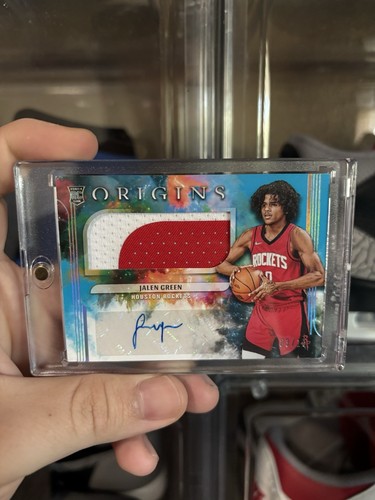 2021 Panini Origins NBA /15 Jalen Green Rookie Rc RPA Auto Signature ...